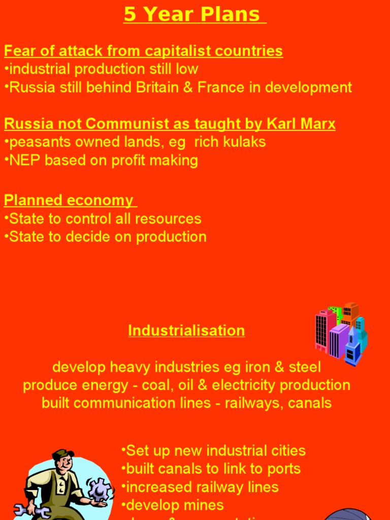 Stalin's 5 Year Plan | Joseph Stalin | Soviet Union