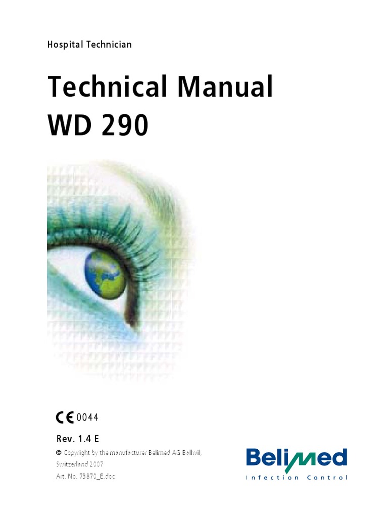 Belimed WD290 Autoclave Manual | PDF | Physical Quantities | Units Of ...