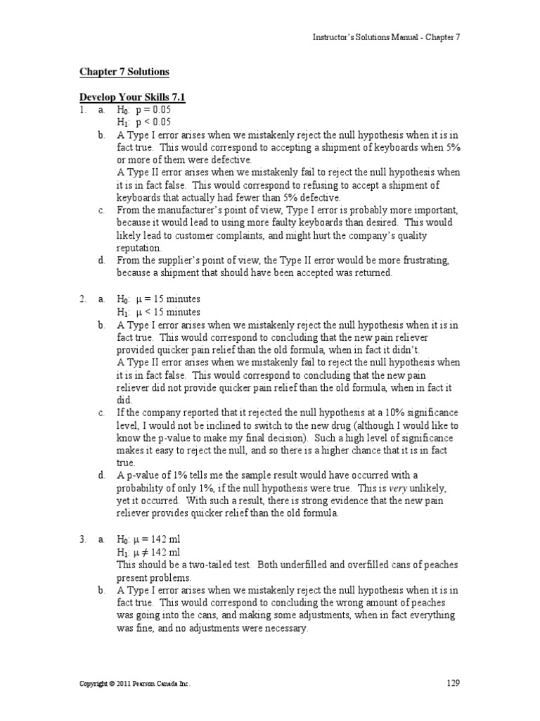 Ch07-Solns-All - Skuce - 2e 201212 | PDF