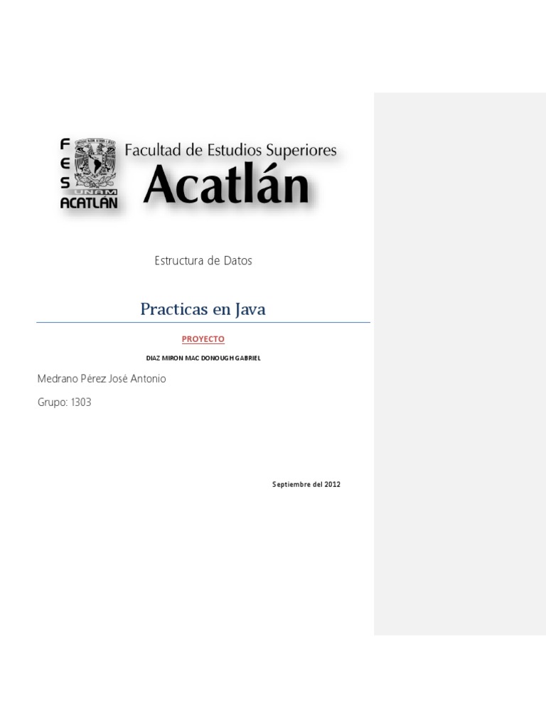 Estructura De Datos Programas Pdf Java Lenguaje De Programación 9459