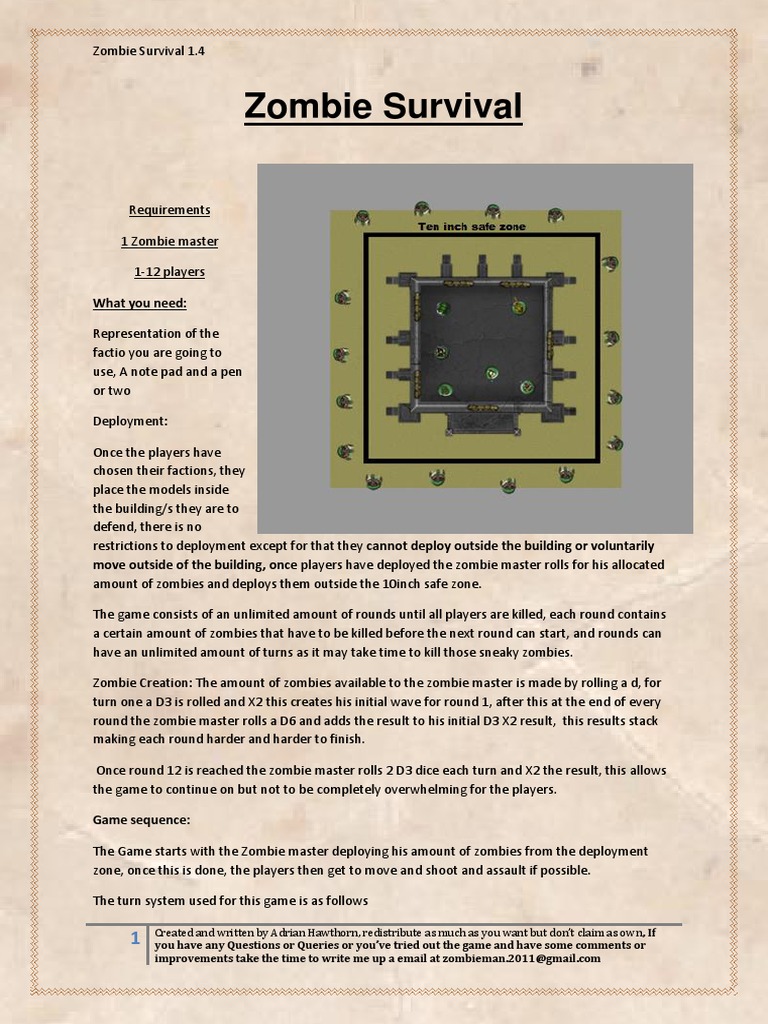 Zombie Survival 1.7 | PDF | Weaponry | Unrest