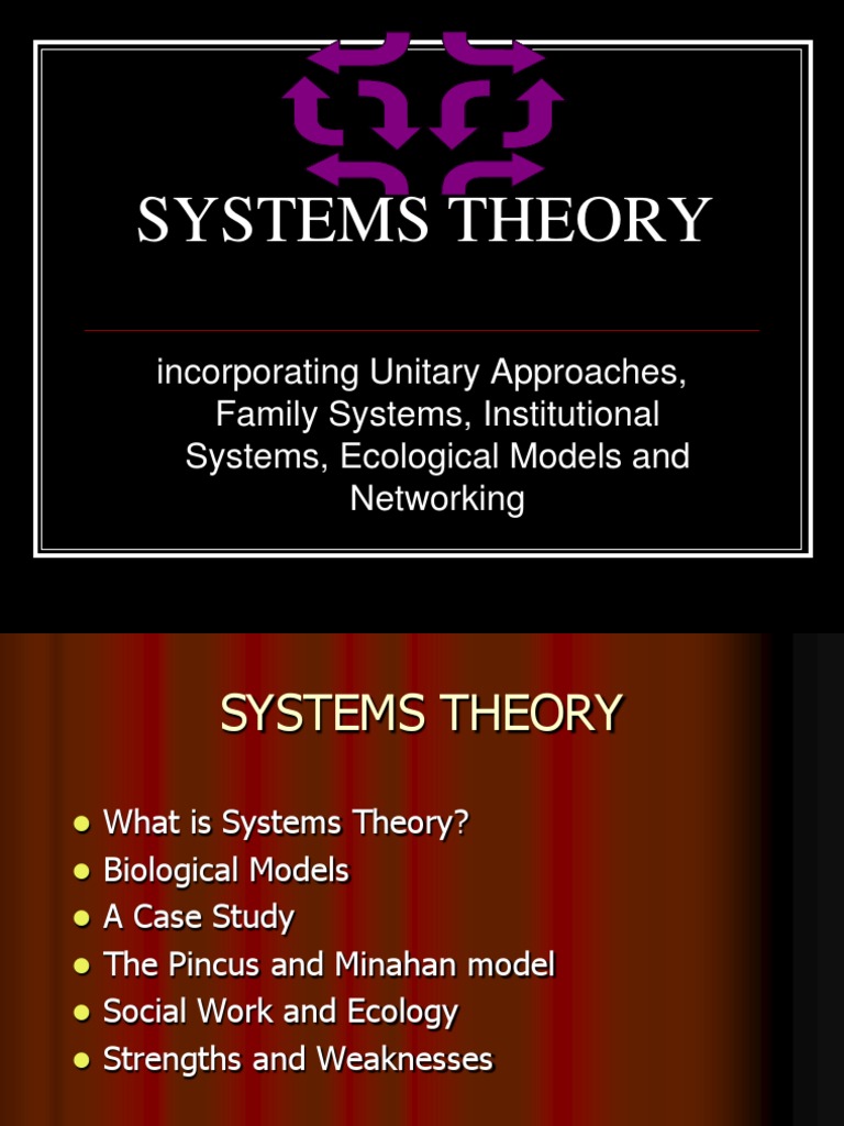 Systems | PDF | Systems Theory | Social Work