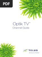 Optik TV Channel Listing Guide by Region | PDF | Alberta | Television