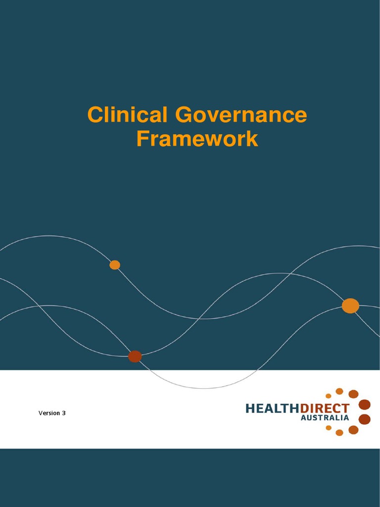 Clinical Governance Framework 2013 - Health Direct Australia | PDF ...