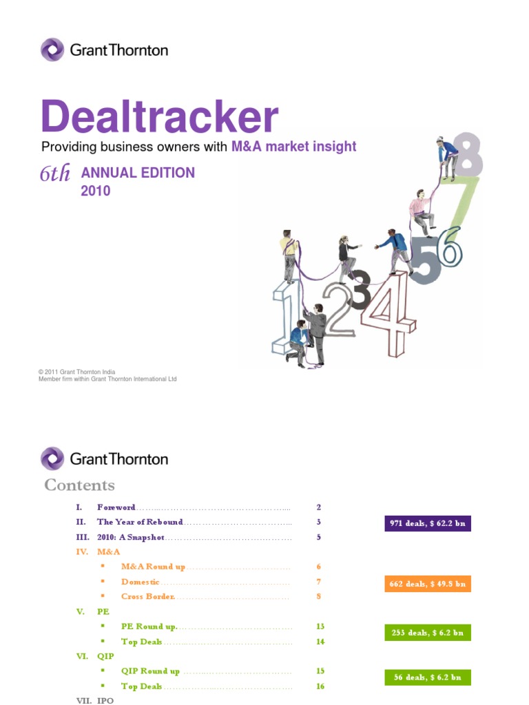 Deal Tracker Annual Edition 2010 Test Version | PDF | Mergers And ...