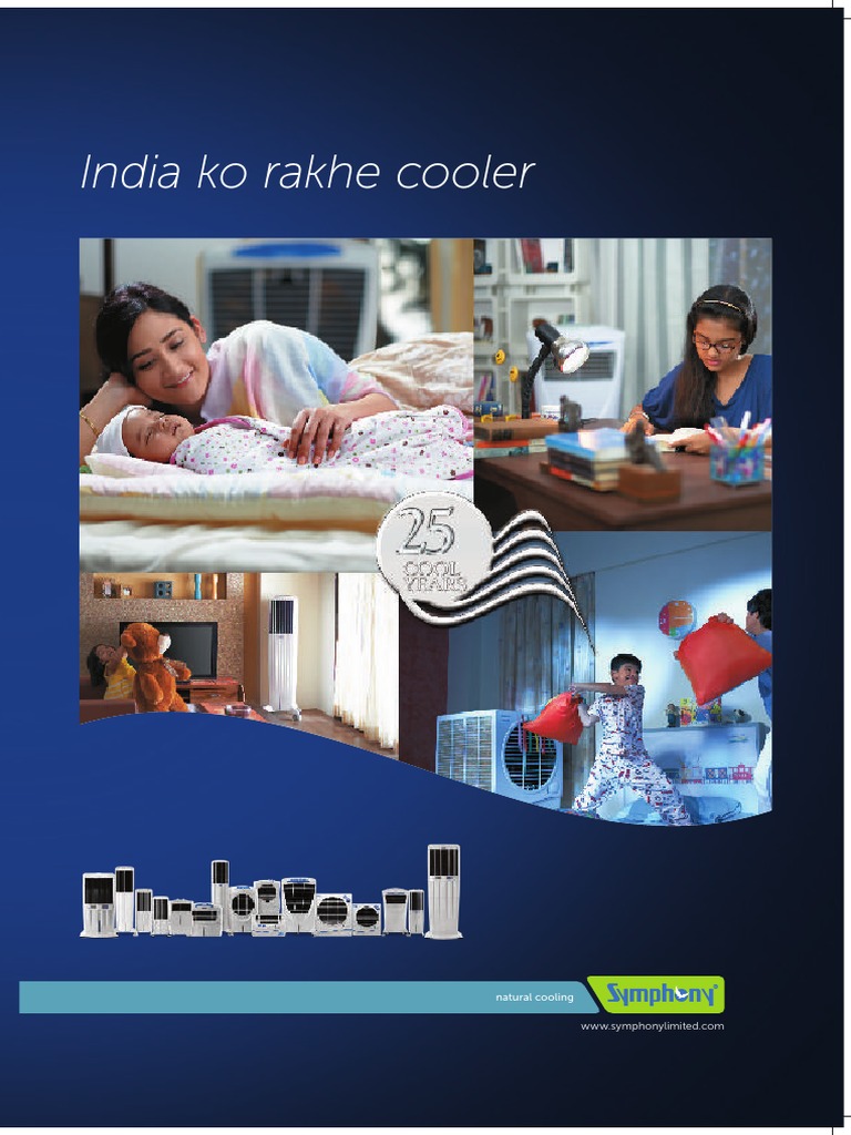 Products Range Brochure SYMPHONY AIR COOLER | PDF | Air Conditioning ...