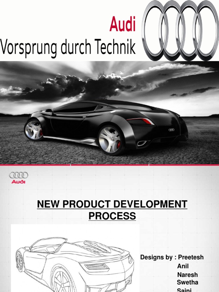 Audi India's New Product Development Process | PDF | Audi | Luxury Vehicles