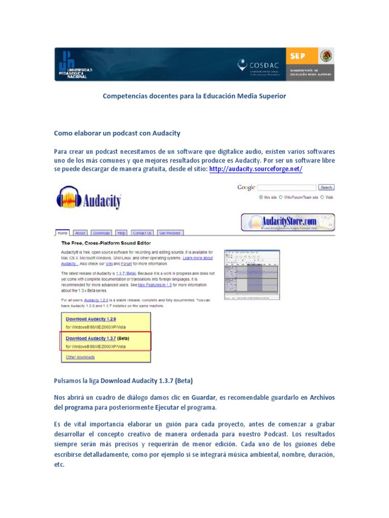 Como Elaborar Un Podcast Audio | PDF