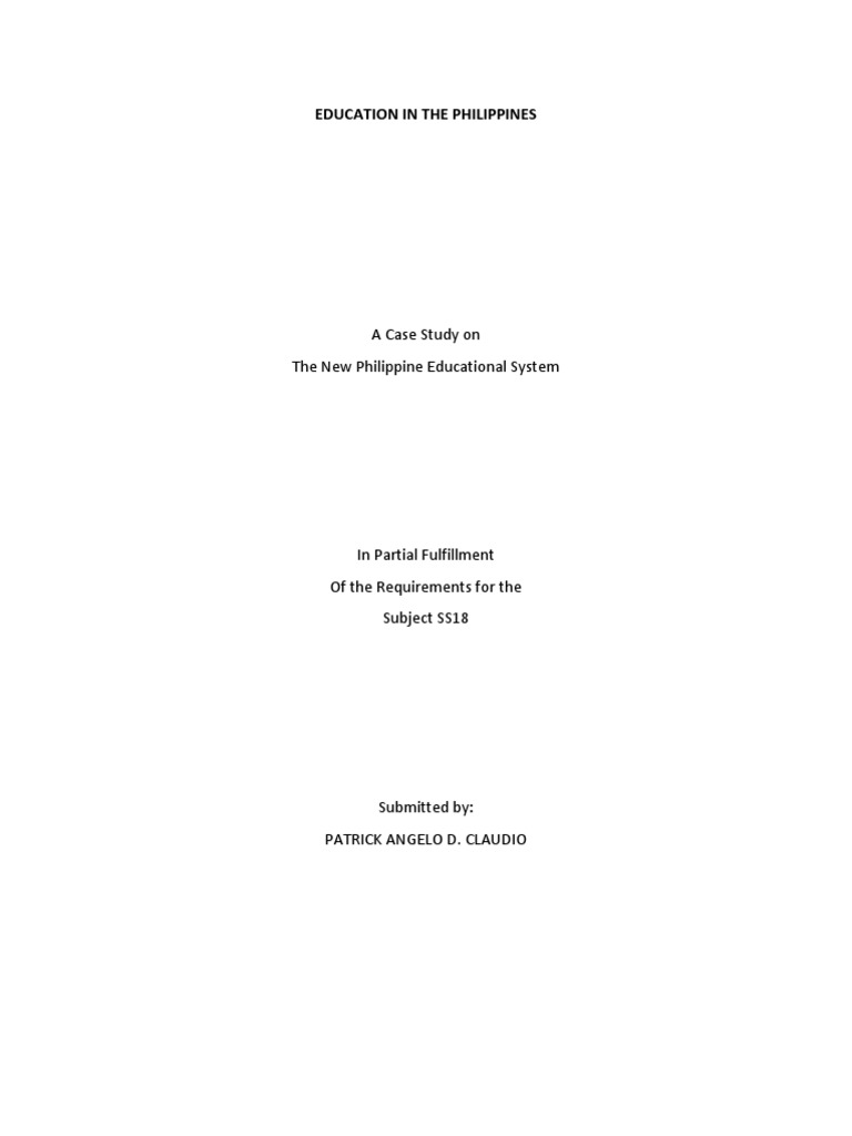 Philippine Education System Overview | PDF | Schools | Teaching And ...