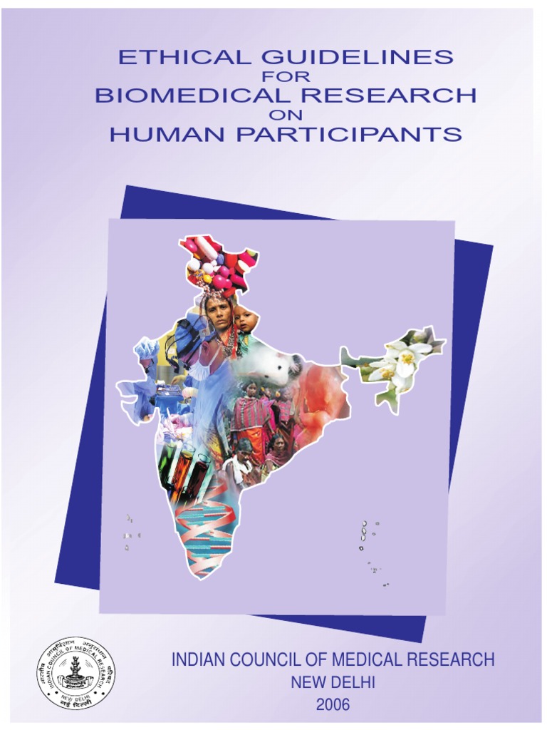 Ethical Guidelines For Medical Research ICMR | PDF