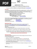 UN ID Card Request Form | PDF | Identity Document | National Security