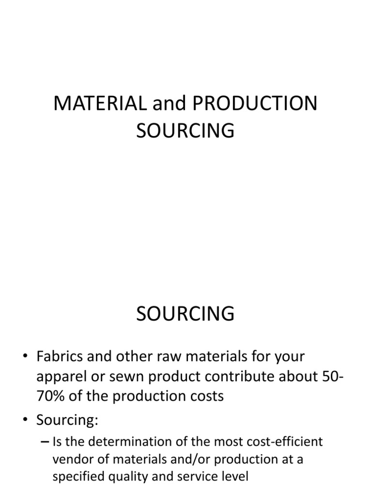 Material Sourcing | Textiles | Yarn