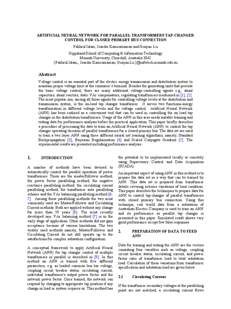 Parallel Con - For Transformers | PDF | Transformer | Artificial Neural ...