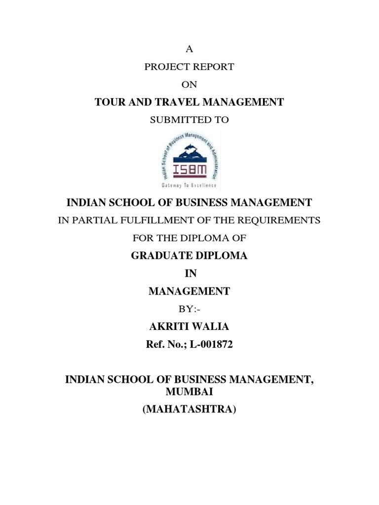 Travel and Tourism Industry | PDF | Tourism | Supply Chain Management