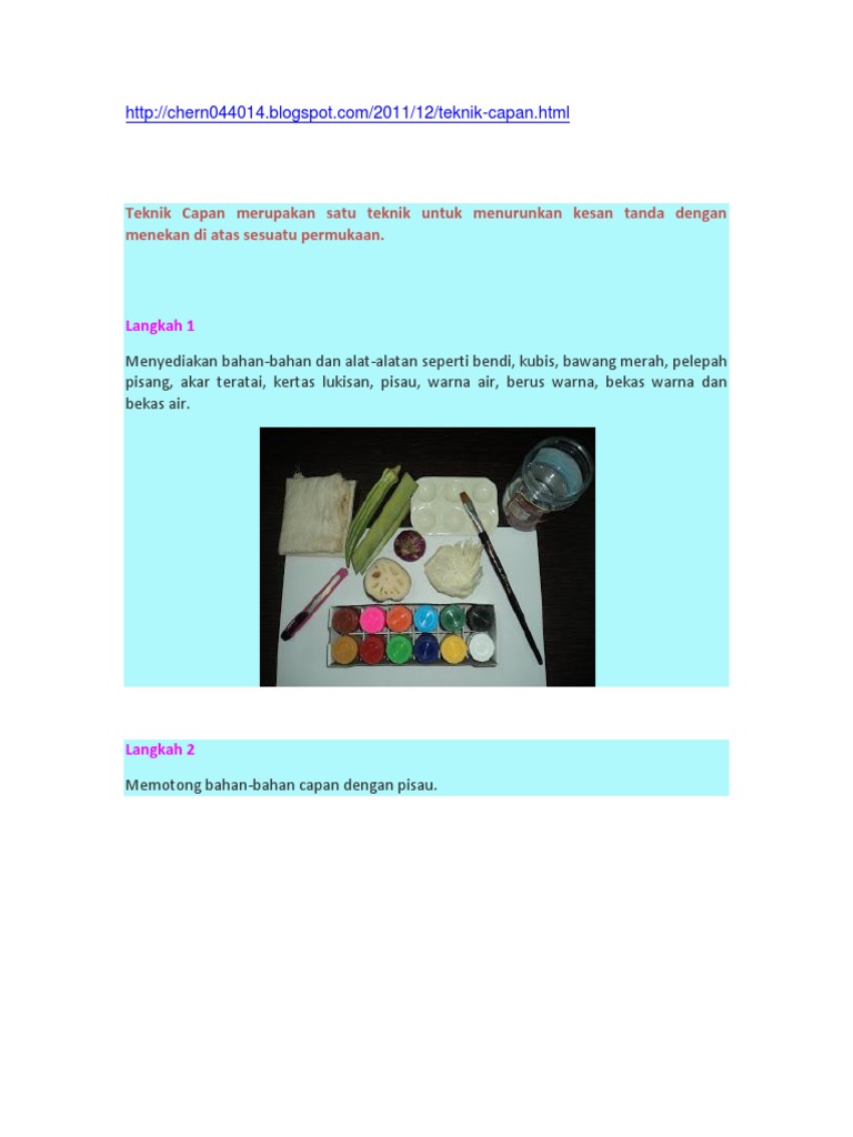 Teknik Capan | PDF