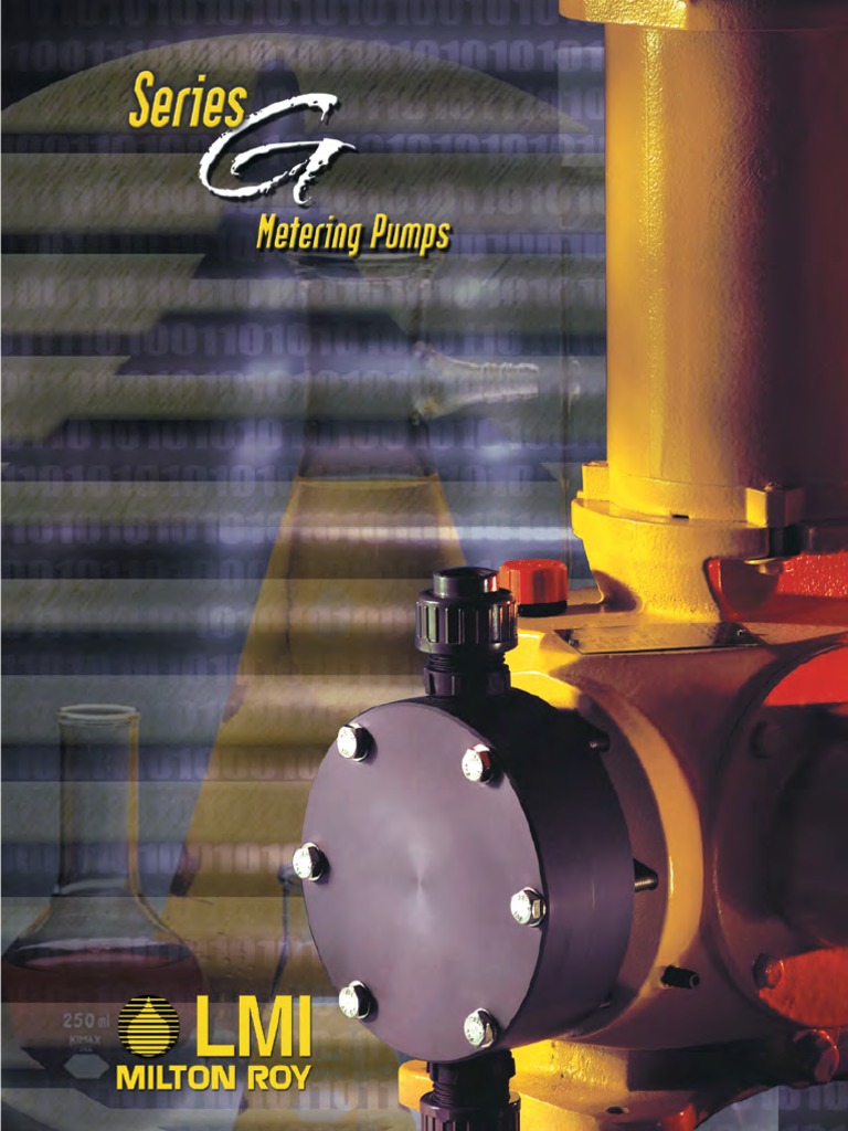 LMI Series G Metering Pump Datasheet PDF | PDF | Pump | Valve