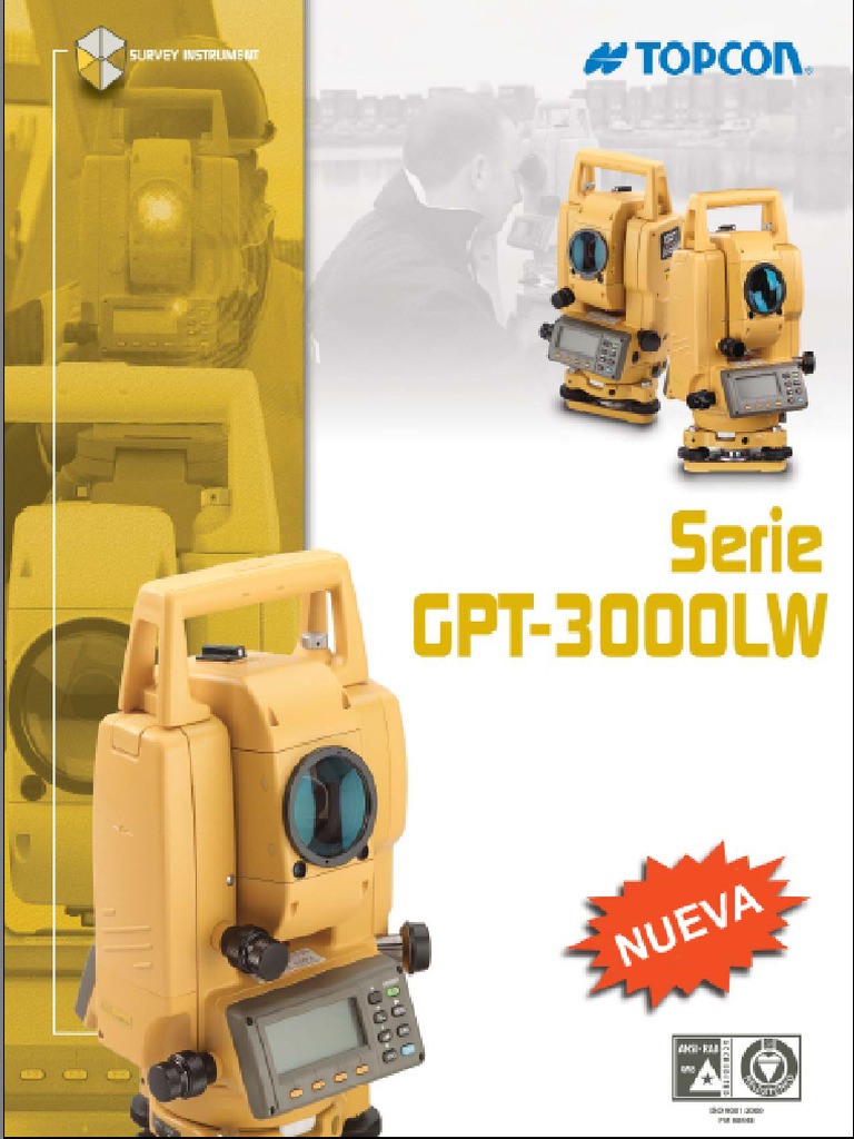 Catalogo Topcon GPT-3000LW | PDF