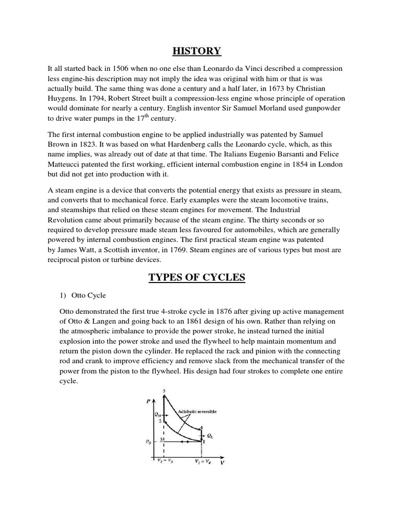 Engine Analysis-Capstone Report | PDF | Internal Combustion Engine ...