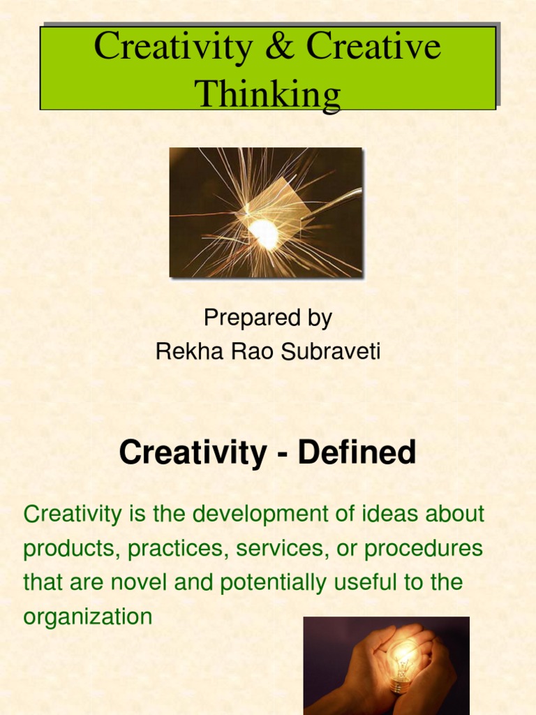 creativity presentation | Creativity | Brainstorming | Free 30-day ...
