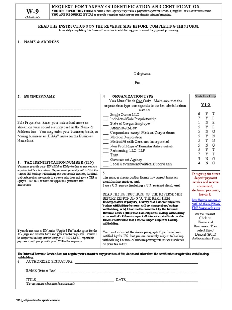Read The Instructions On The Reverse Side Before Completing This Form ...
