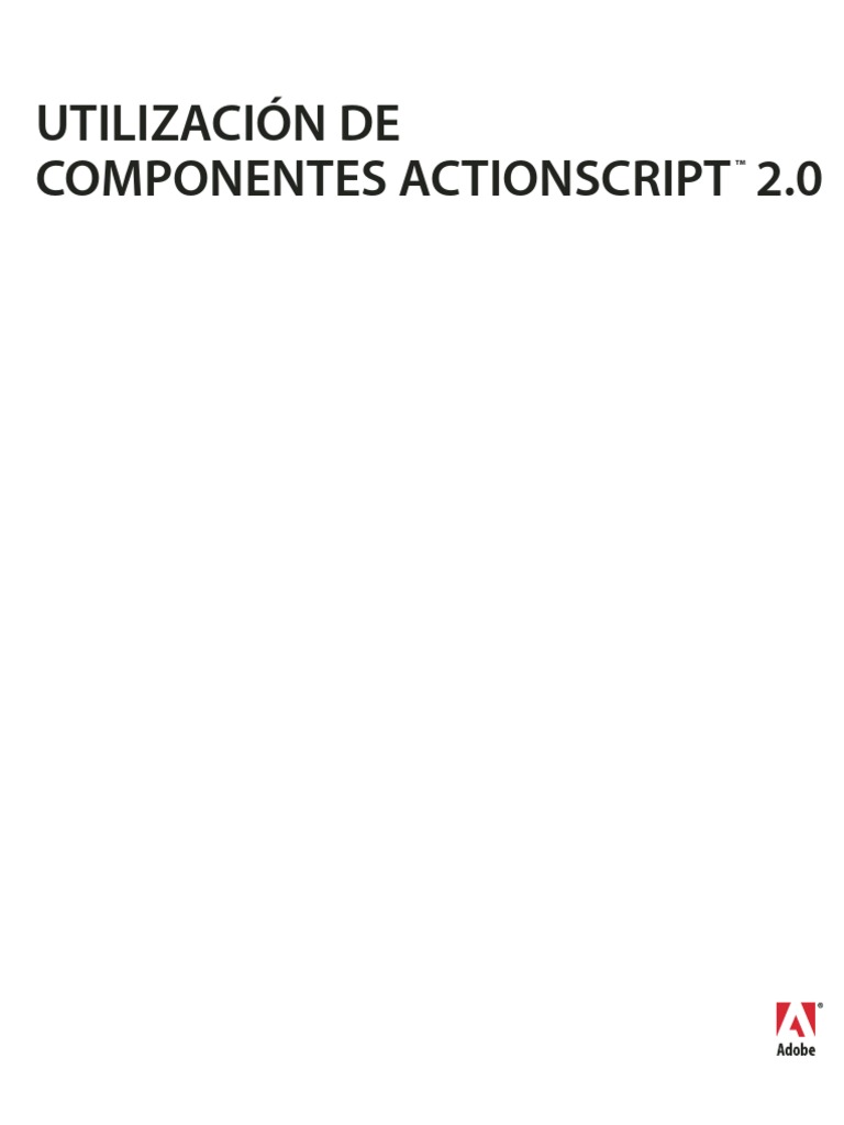 Manual Lenguaje Action Script 2.0 Componentes 2 | Descargar gratis PDF ...