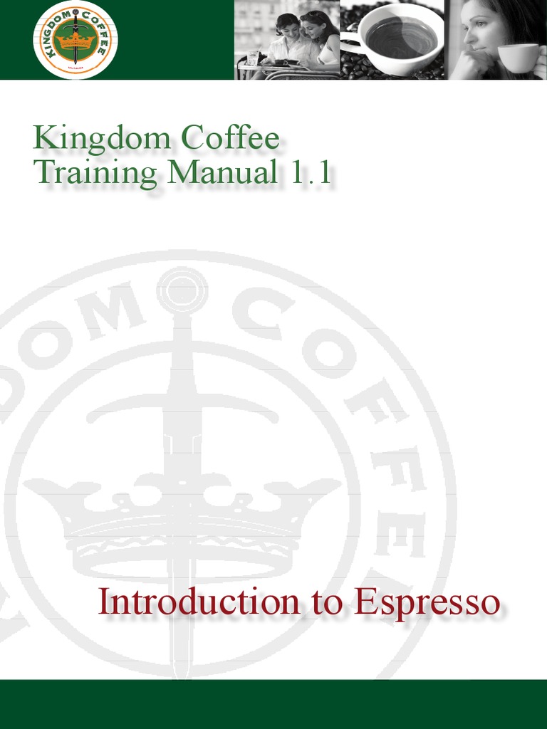 Kingdom Coffee Barista Training Manual | PDF