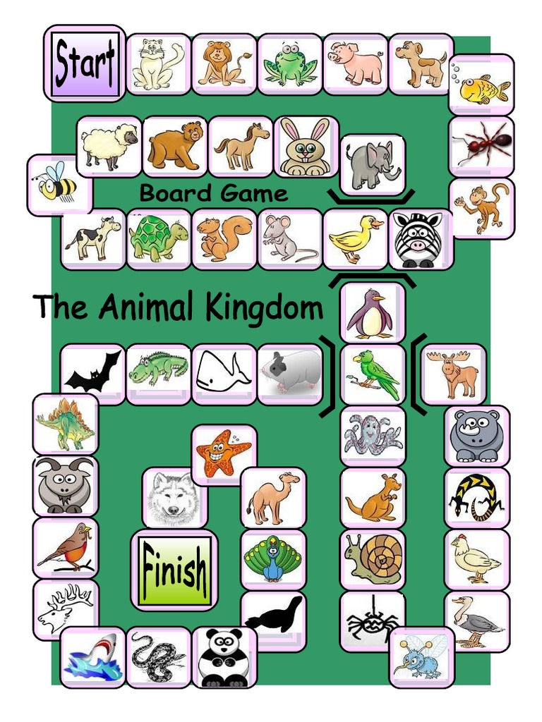 Board Game Animals | PDF