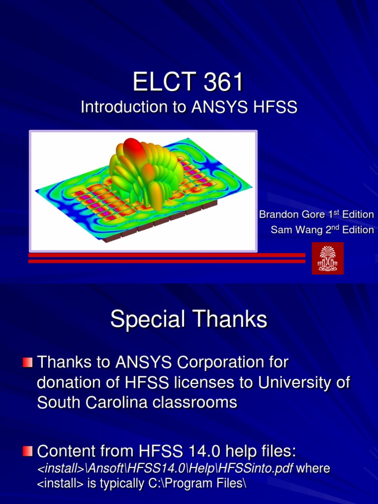 Introduction to ANSYS HFSS | Waveguide | Electrical Engineering