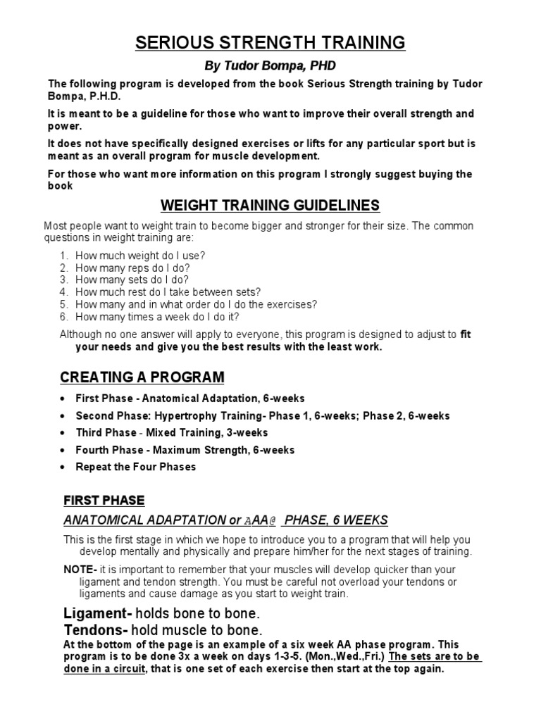 Serious Strength Training Bompa | PDF | Dance Science | Hobbies