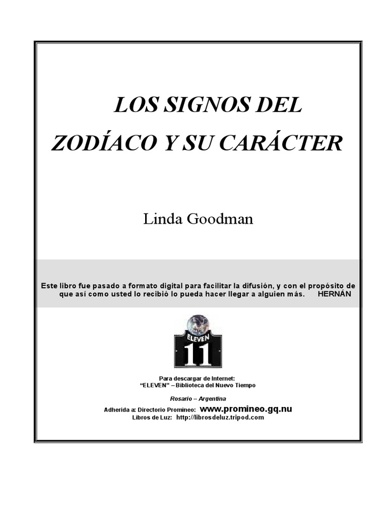 Los signos del zodiaco y su caracter pdf 60 photos - Astrologytoyou.com