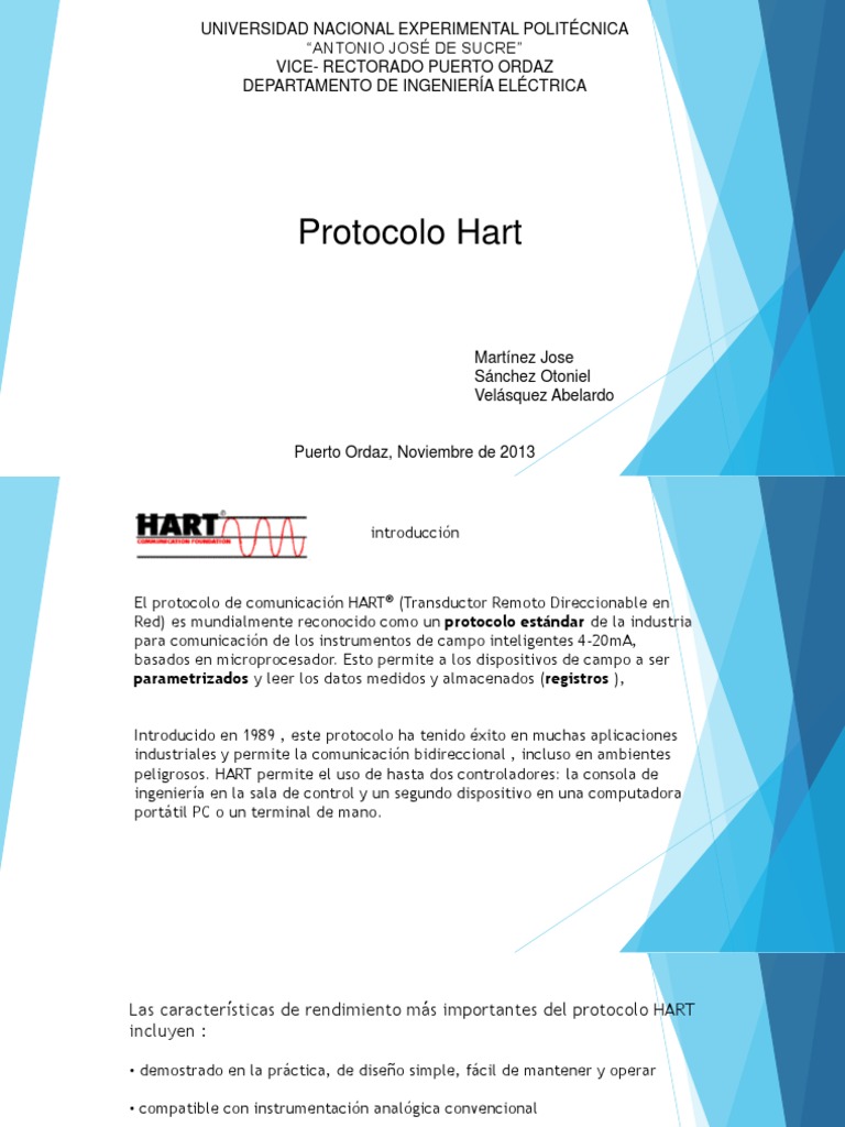 Protocolo de Hart | PDF | Poco | Arquitectura de Computadores