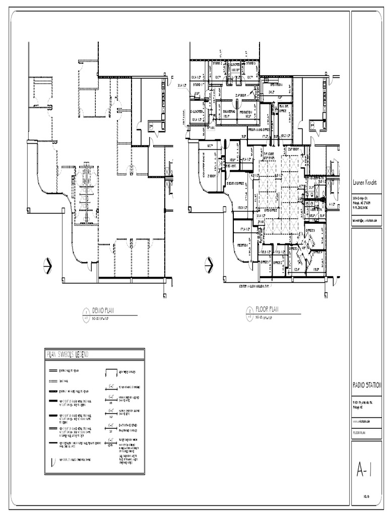 Radio Station Floor Plan Layout | PDF