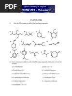 Worksheets On Naming Ethers | PDF