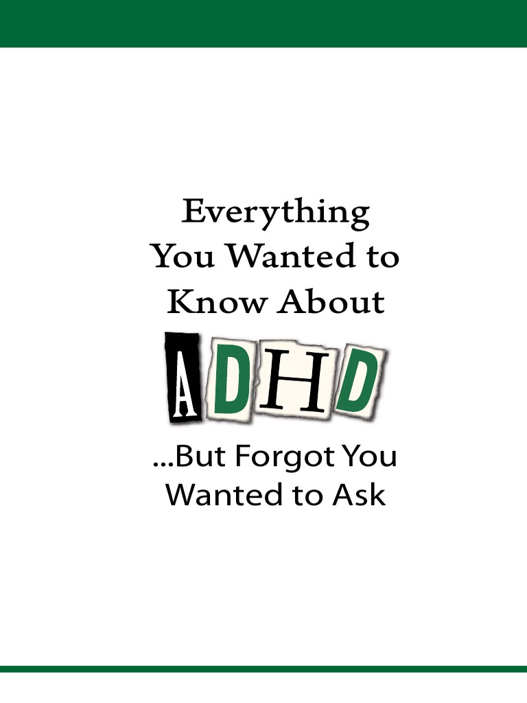 Everything You Wanted To Know About ADHD But Forgot You Wanted To Ask ...