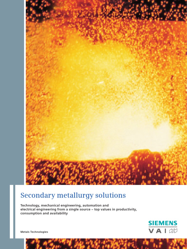 Secondary Metallurgy Solut en | PDF | Steel | Automation