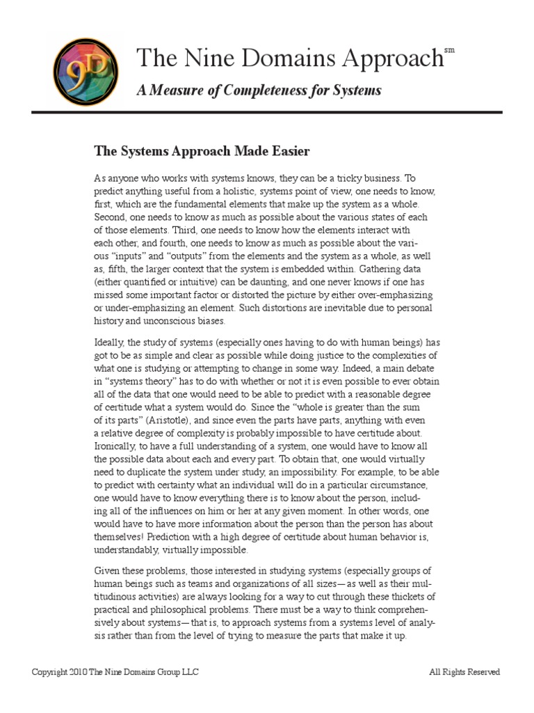 The Nine Domains | Download Free PDF | Enneagram Of Personality ...