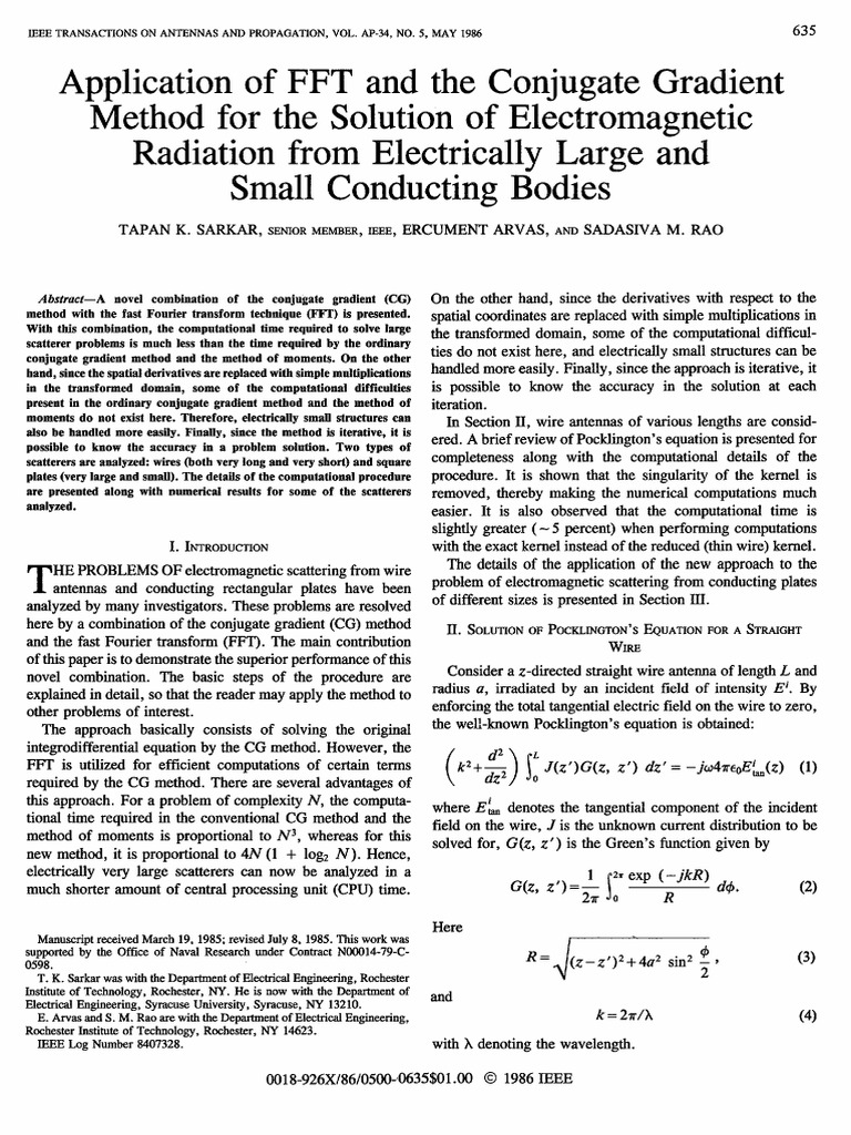 01143871 | PDF | Fast Fourier Transform | Convolution