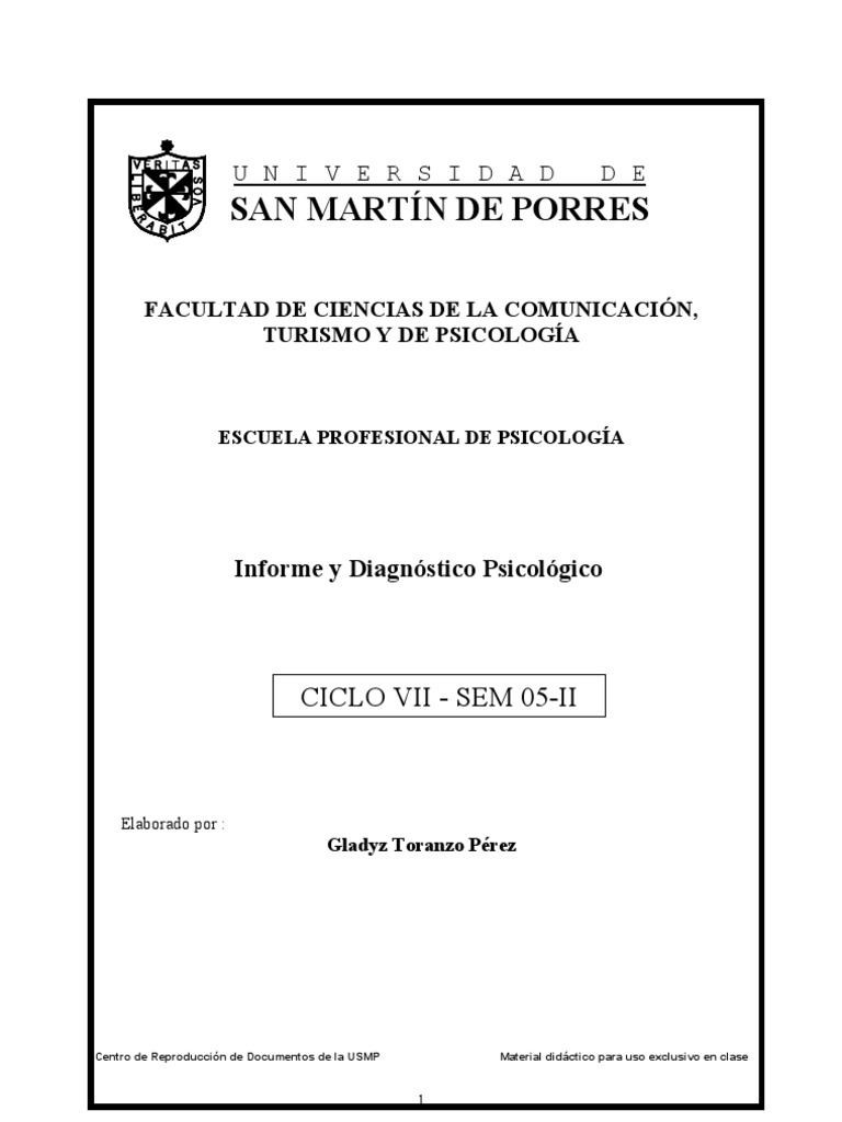 7º DIAGNOSTICO E INFORME PSICOLOGICO (2)