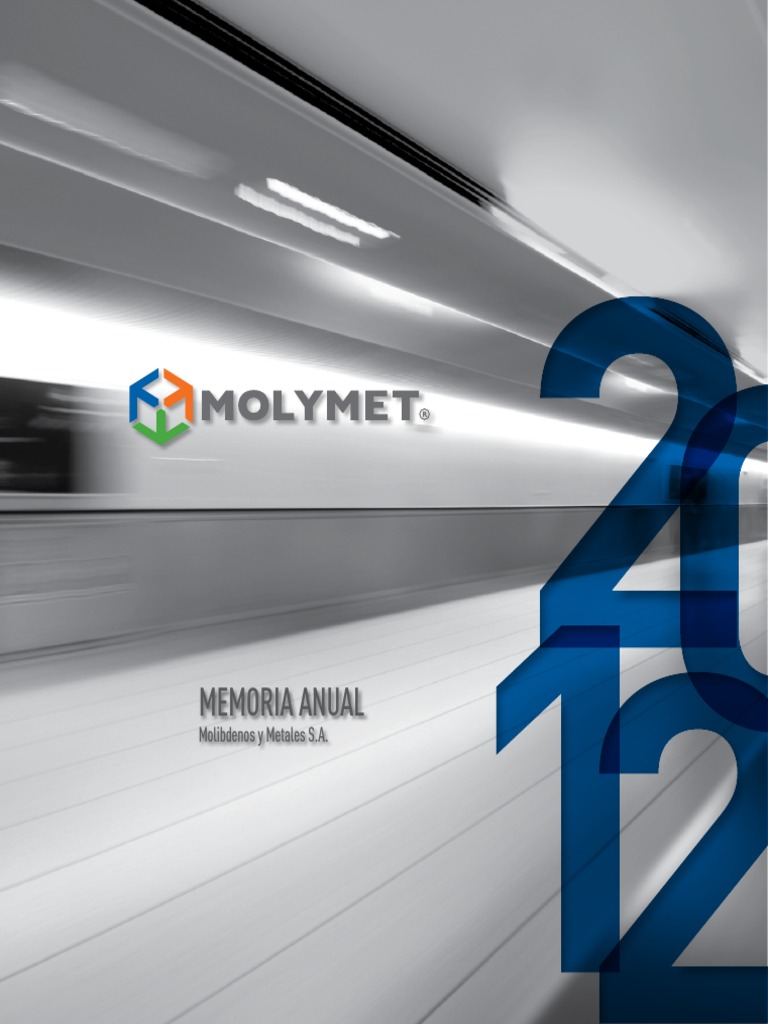 MOLYMET Memoria 2012 | PDF | Marca comercial | Molibdeno