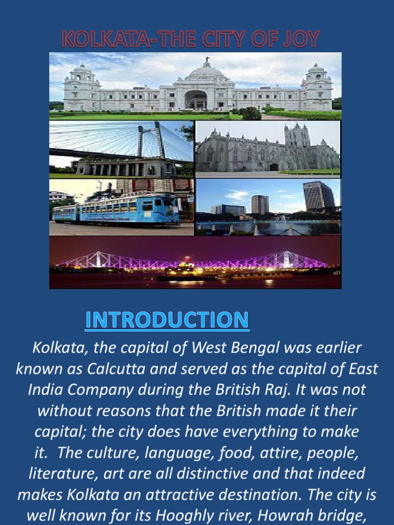 Kolkata: The City of Joy Overview | PDF | Kolkata