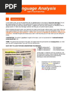 Techniques For Textual Analysis and Close Reading | PDF | Question ...