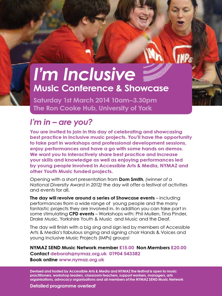 I'm Inclusive Flyer | PDF