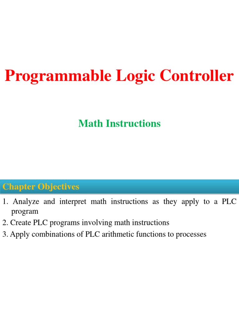 111.math Instructions | PDF | Binary Coded Decimal | Programmable Logic Controller