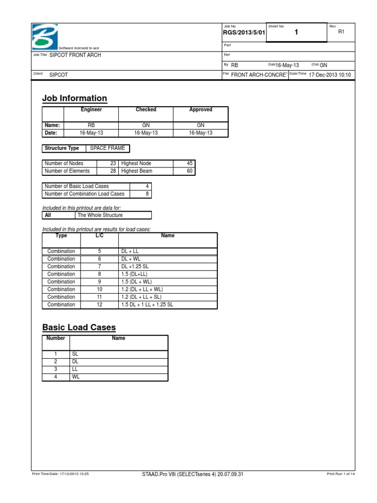 Front Arch Concrete | PDF | Bending | Structural Engineering