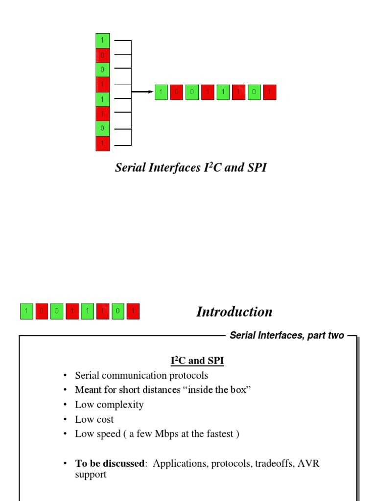 I2c Spi Manufactured Goods Physical Layer Protocols