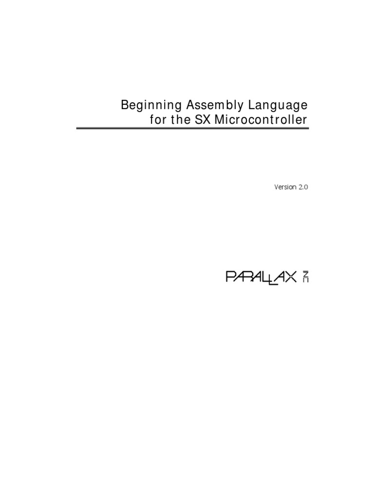 Beginning Assembly Language For The SX Microcontroller | PDF ...