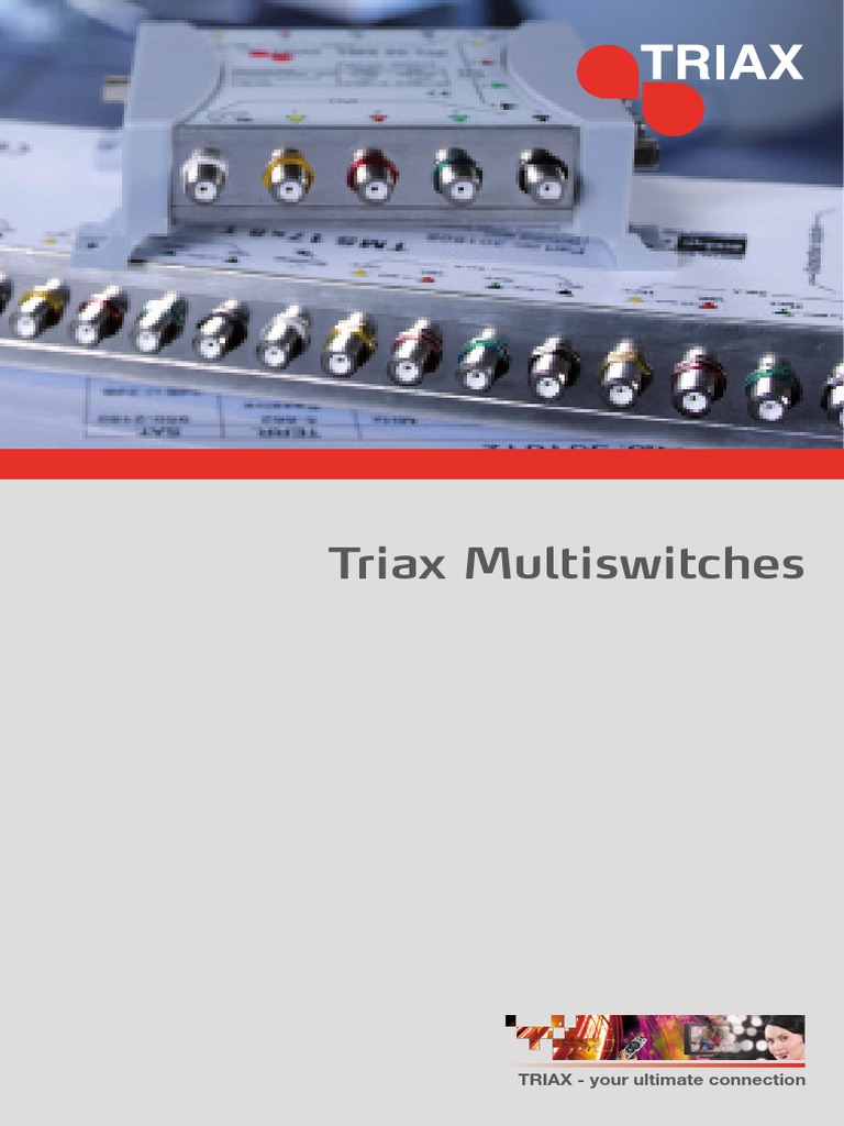 Triax Multiswitch | PDF | Power Supply | Electricity