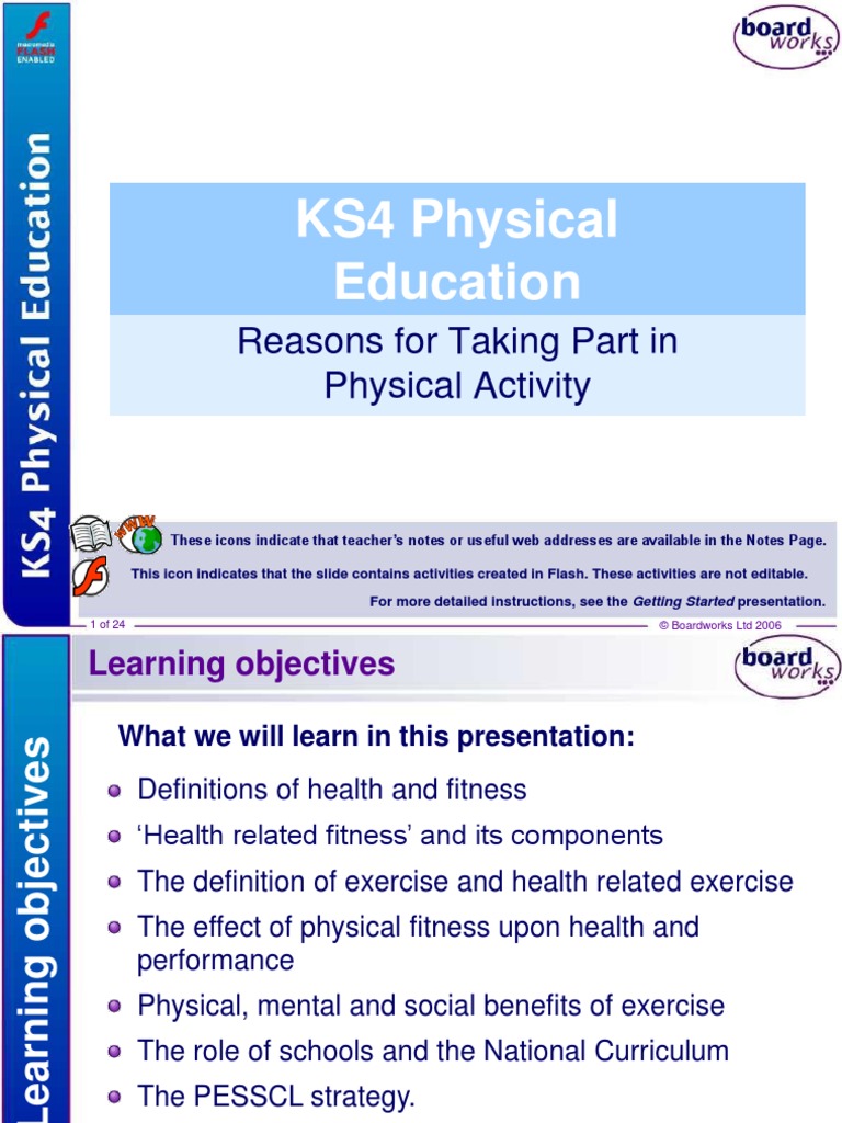 Reasons For Taking Part in Physical Activity | PDF | Physical Exercise ...
