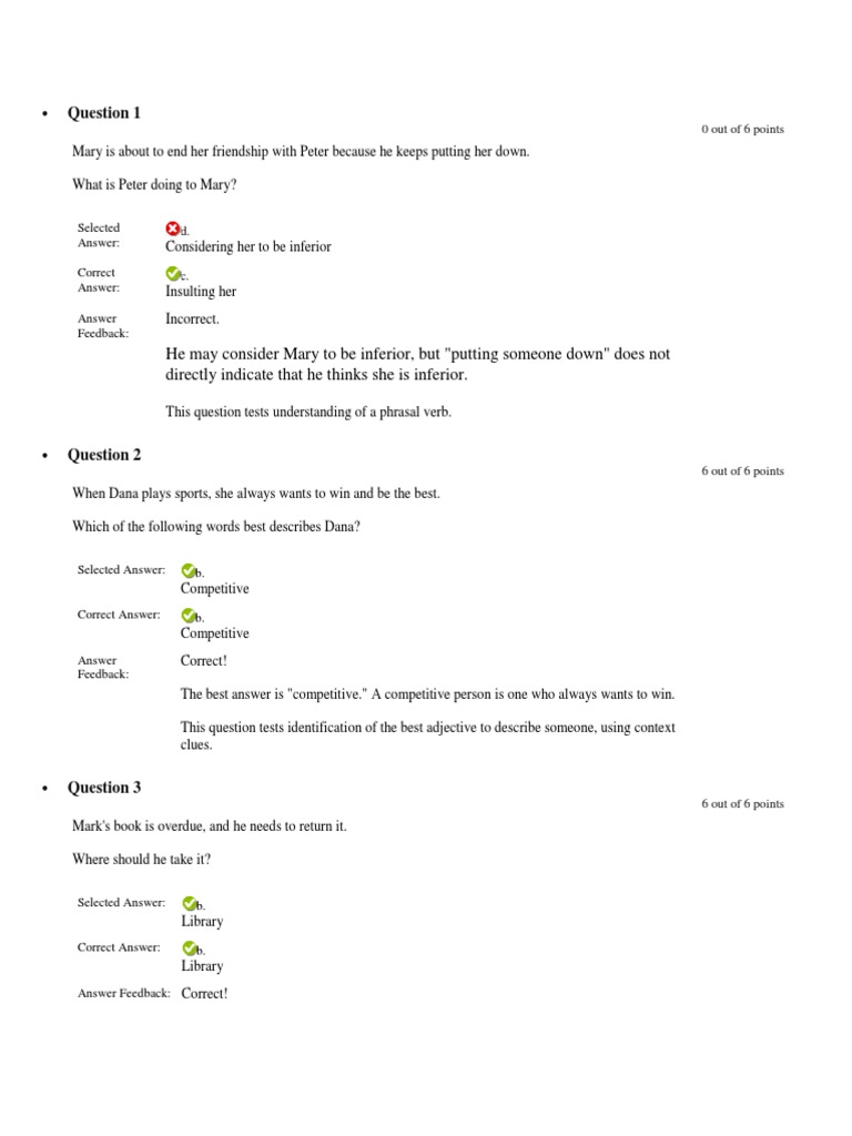 Grammar Test 2 | PDF | Cashier