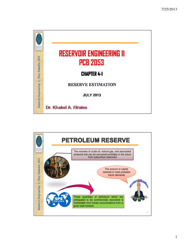 Hydrocarbon Reserve Estimation Technigues | PDF